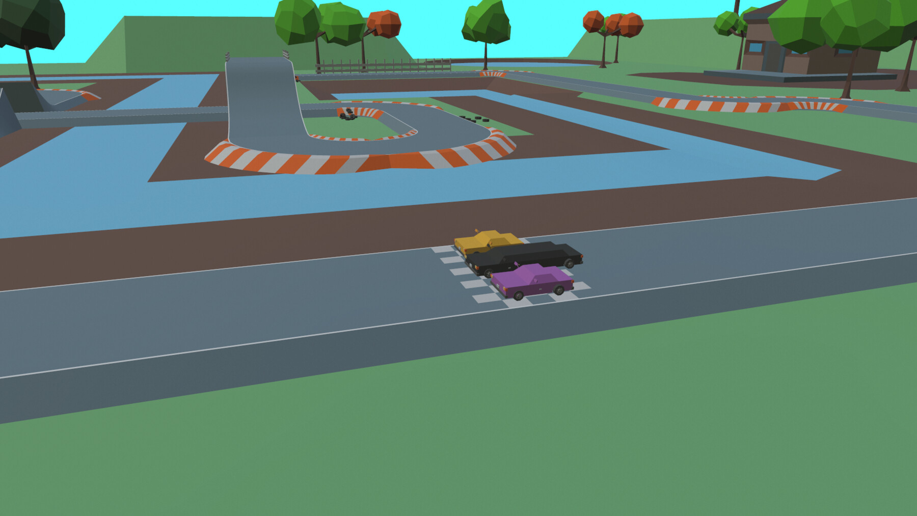 ArtStation - Race Track Cartoon | Game Assets