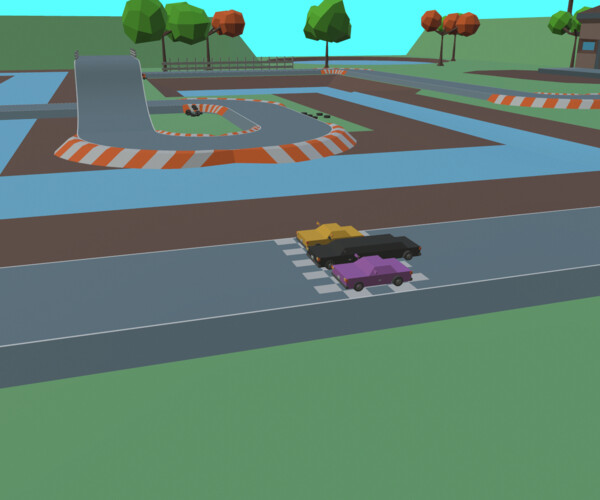 ArtStation - Race Track Cartoon | Game Assets