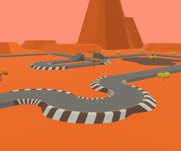 ArtStation - Race Track - 02 | Game Assets