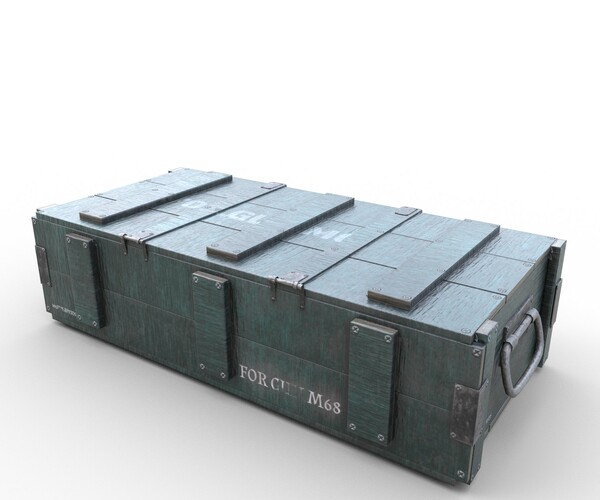 ArtStation - Ammo Crate - 04 | Game Assets
