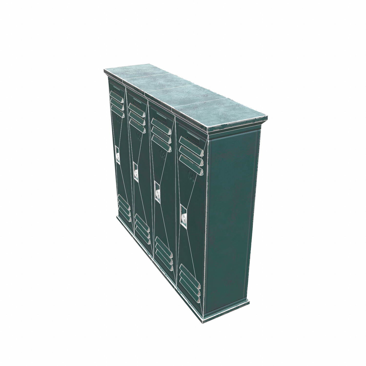 ArtStation - Lockers - 01 | Game Assets