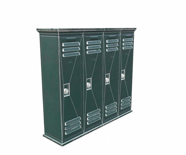 ArtStation - Lockers - 01 | Game Assets