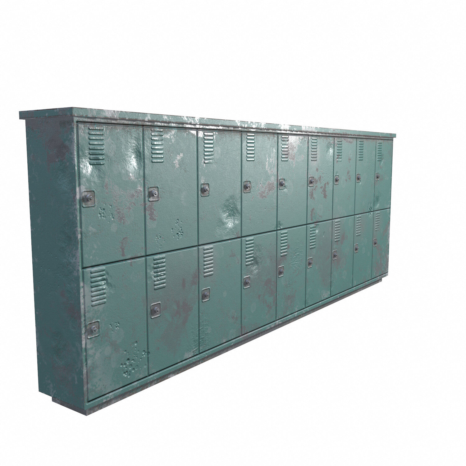 ArtStation - Locker cabinet - 01 | Game Assets