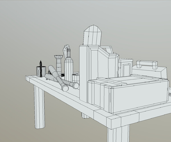 ArtStation - Low-poly Survival Pack | Game Assets