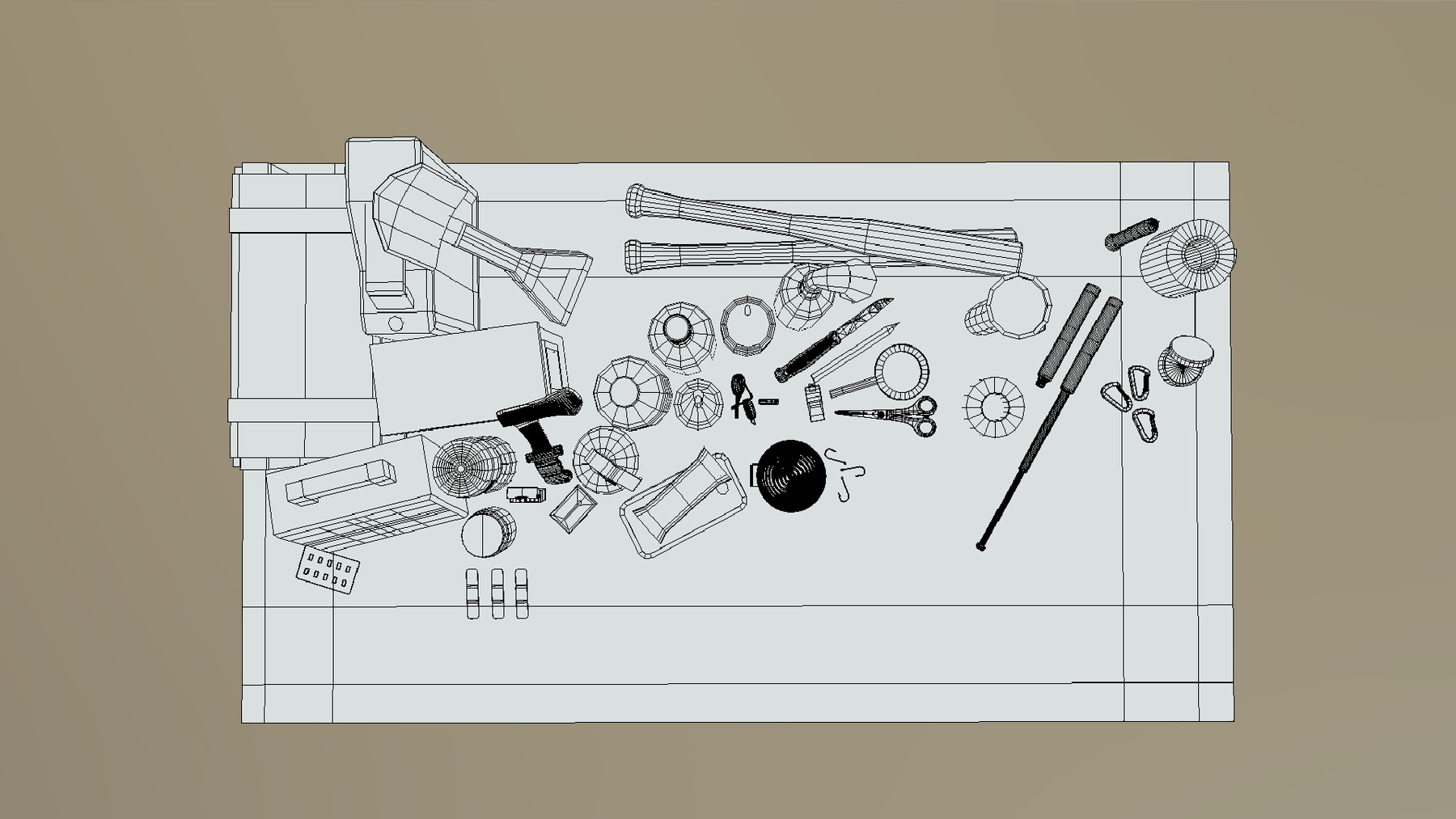 ArtStation - Low-poly Survival Pack | Game Assets