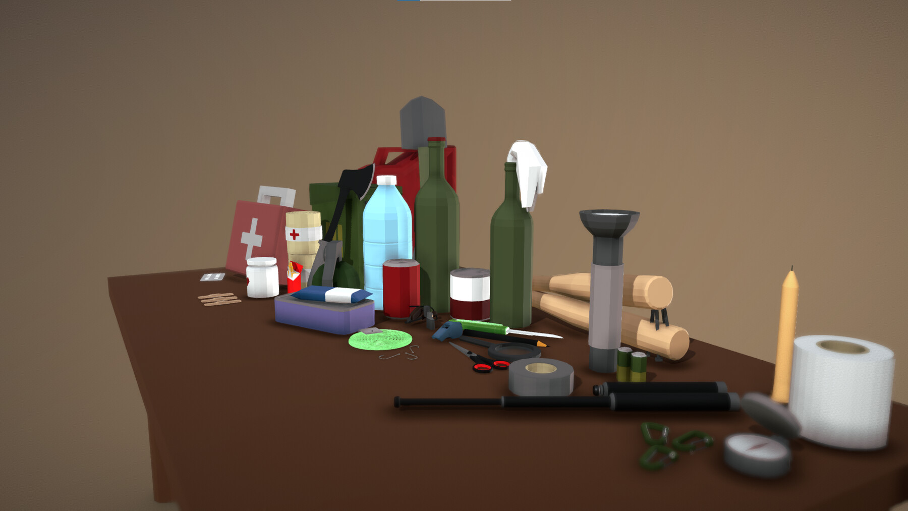 ArtStation - Low-poly Survival Pack | Game Assets