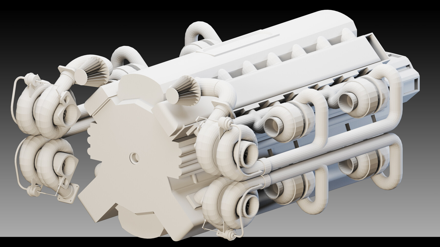ArtStation - 11 Industrial Engines- Vol 04- High detail 3d models ...