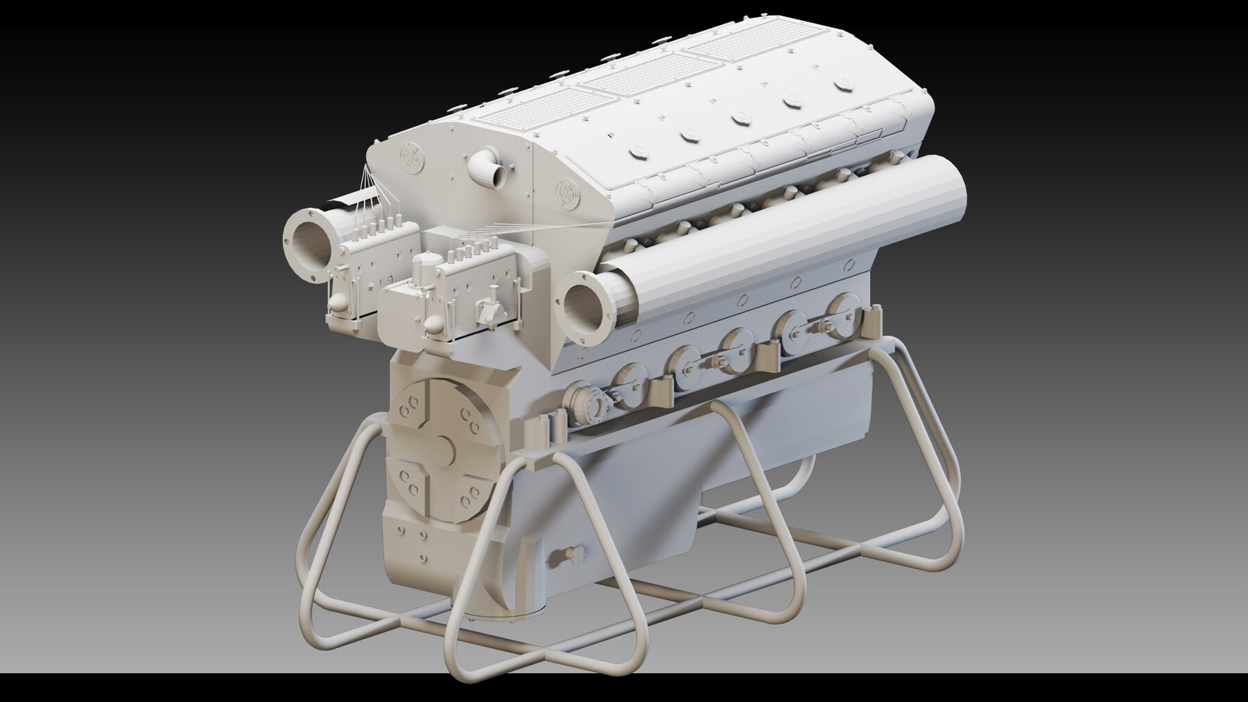 ArtStation - 11 Industrial Engines- Vol 04- High detail 3d models ...