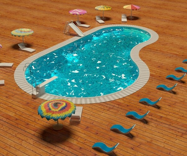 ArtStation - Swimming Pool | Resources