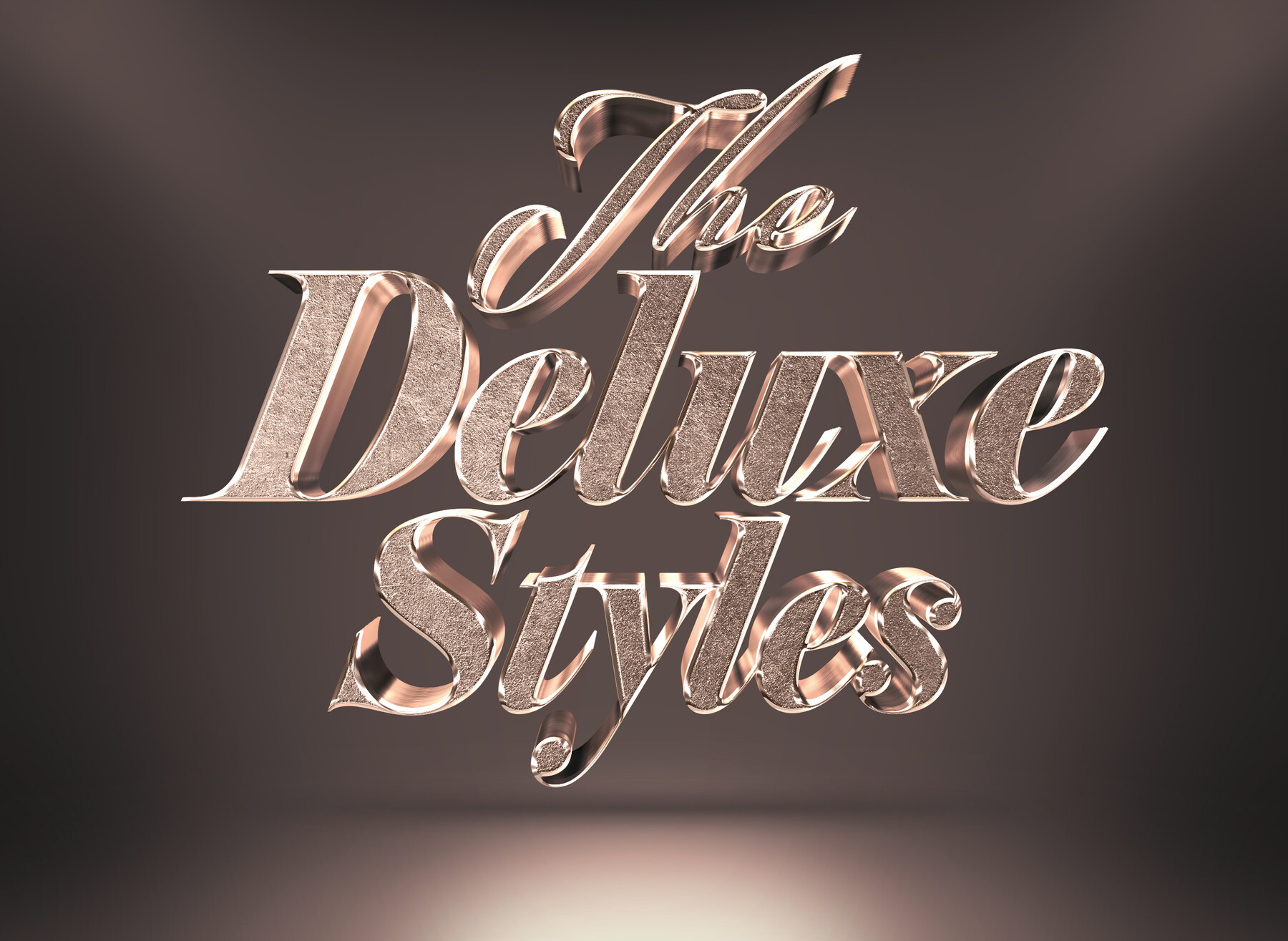 ArtStation - The Deluxe Styles Text Effects, PSD Template File | Artworks