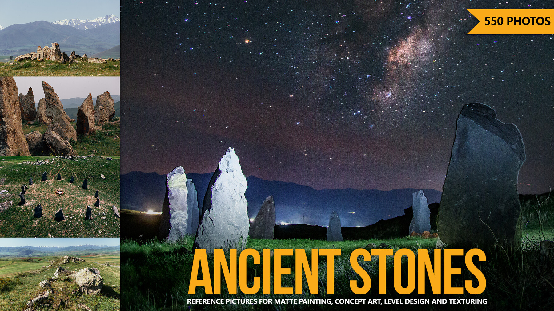 ArtStation - 550 Ancient Stones Reference Pictures | Resources