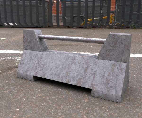 ArtStation - Traffic barrier | Game Assets
