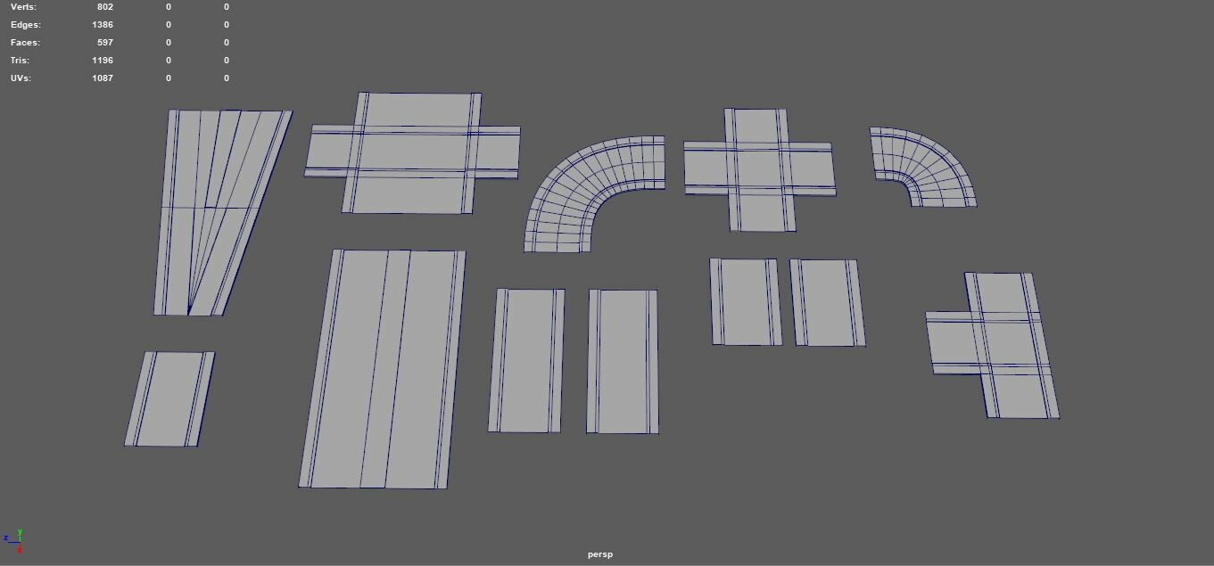 ArtStation - Road Pack-PBR | Game Assets
