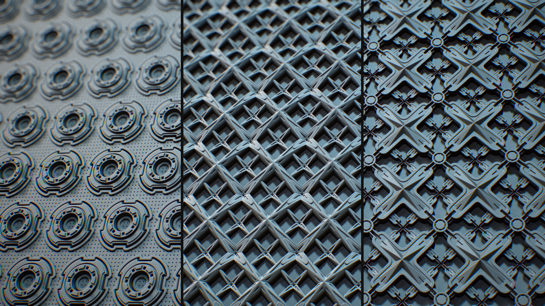 ArtStation - 60 Hardsurface Pattern - vol 03 | Game Assets