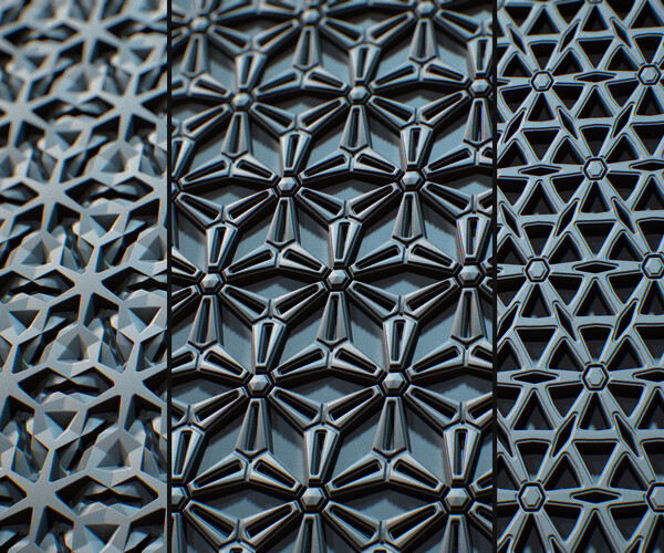 ArtStation - 60 Hardsurface Pattern - vol 03 | Game Assets