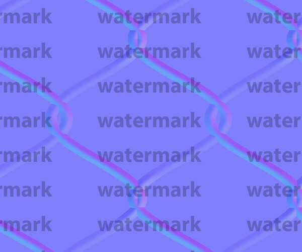 ArtStation - Chainlink Fence Texture - Normal map | Game Assets