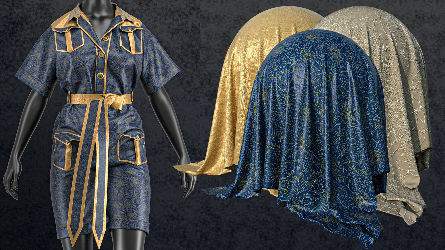 ArtStation - Combi-short No.1 : Substance Painter Project | Game Assets