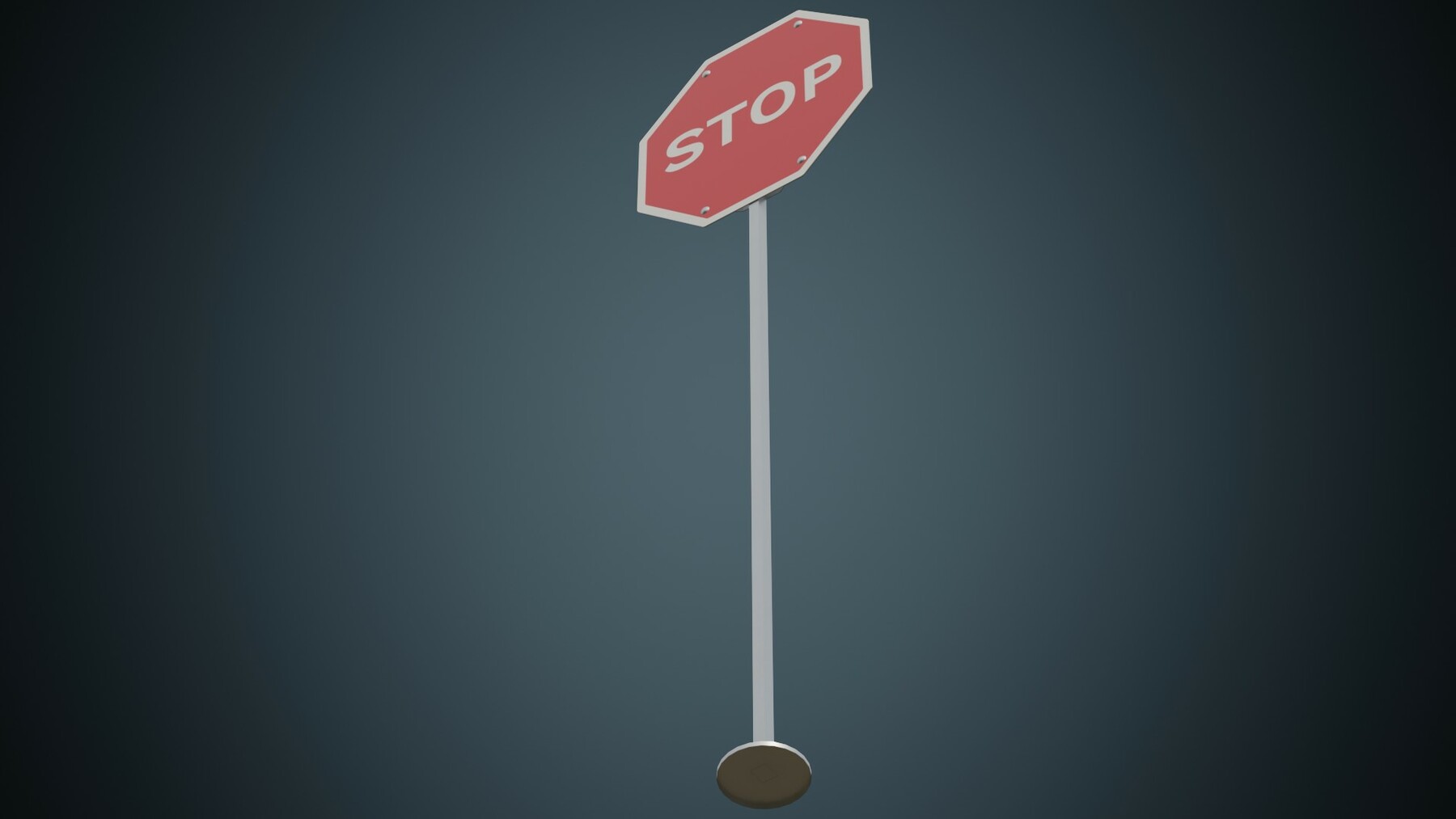 ArtStation - Stop Sign 1A | Game Assets