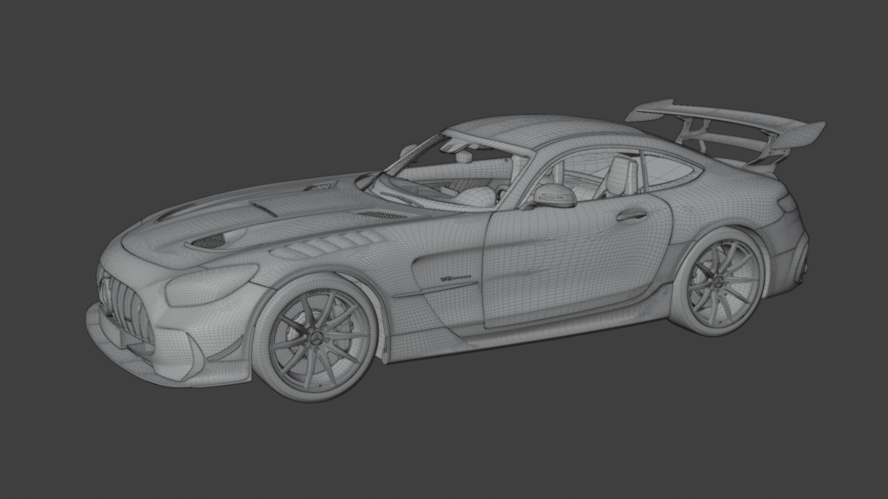 ArtStation - Mercedes Benz AMG GT Black Series 2021d | Game Assets