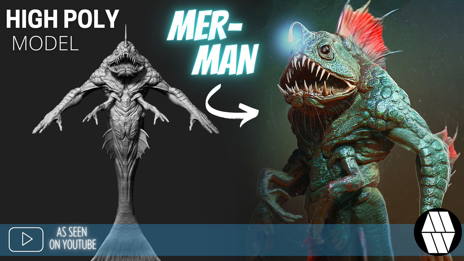 ArtStation - ZBrush Model: MER-MAN High Poly ZTL & FBX | Resources