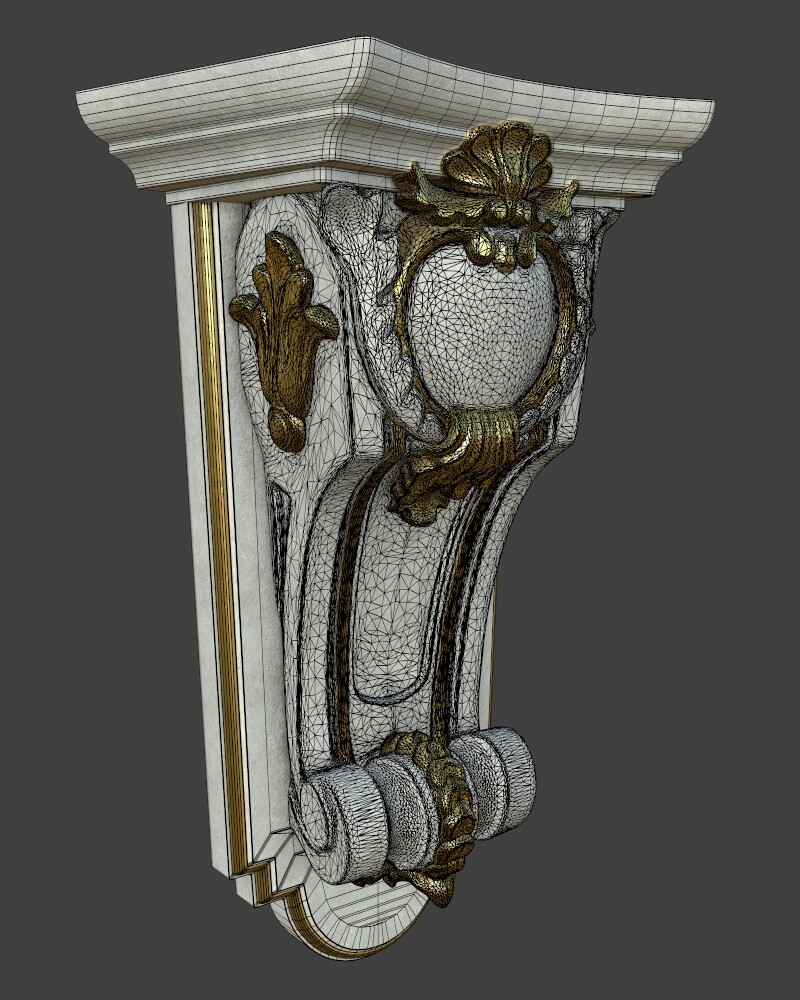 ArtStation - Textured Middle Poly Corbles-Collection 2 - 5 pieces ...