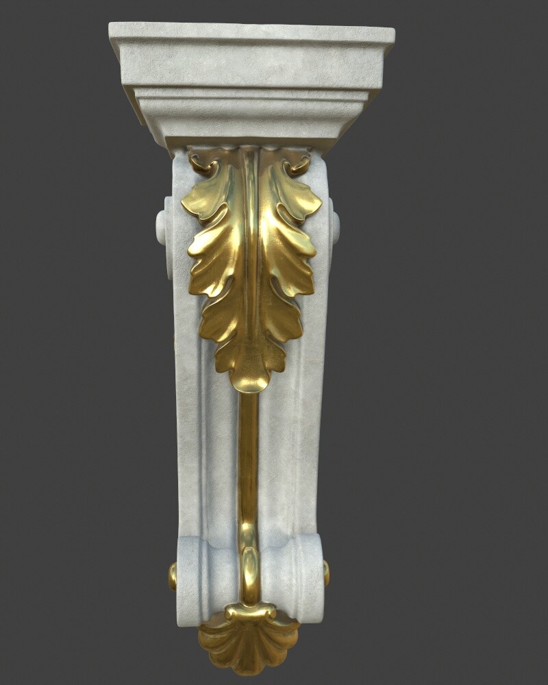 ArtStation - Textured Middle Poly Corbles-Collection 2 - 5 pieces ...