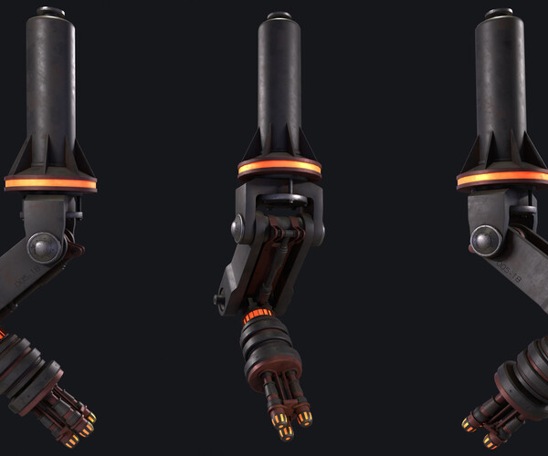 ArtStation - Sci-Fi Robotic Arm | Game Assets