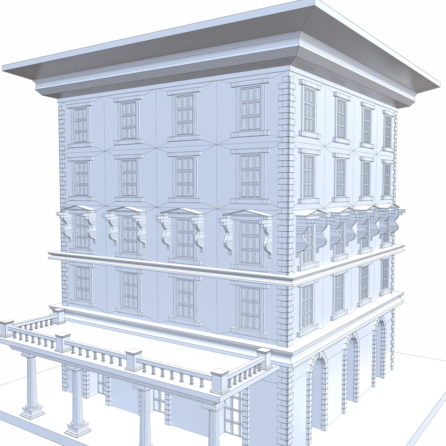 ArtStation - NYC Building 5 - PBR | Game Assets