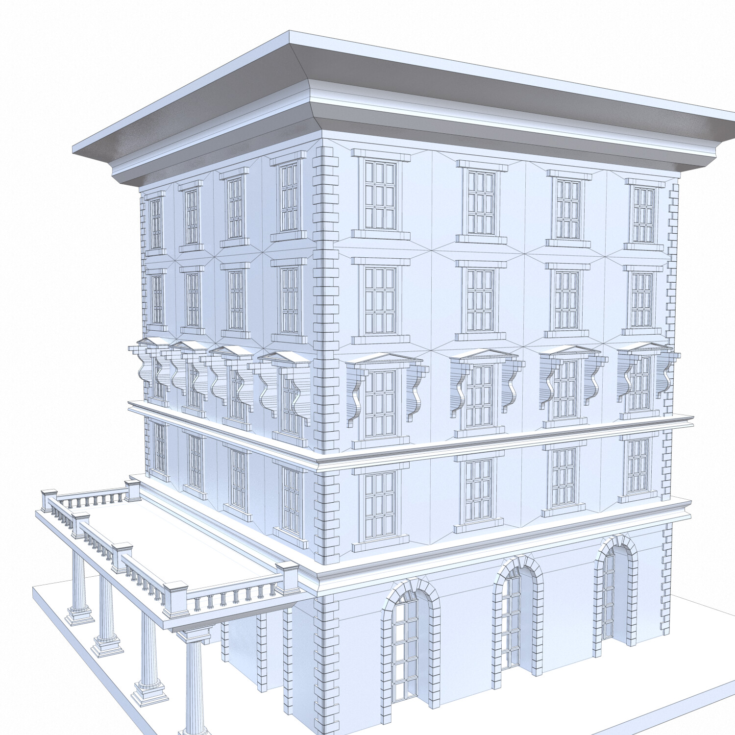 ArtStation - NYC Building 5 - PBR | Game Assets