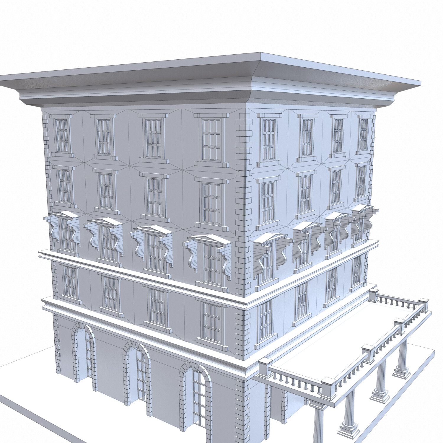 ArtStation - NYC Building 5 - PBR | Game Assets