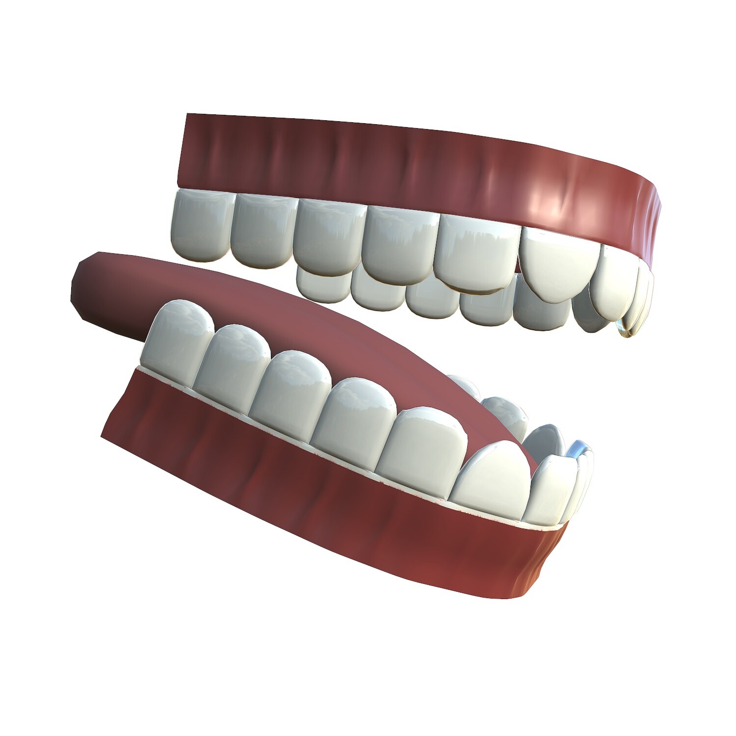 ArtStation - Teeth - Mouth Interior Low-poly | Resources