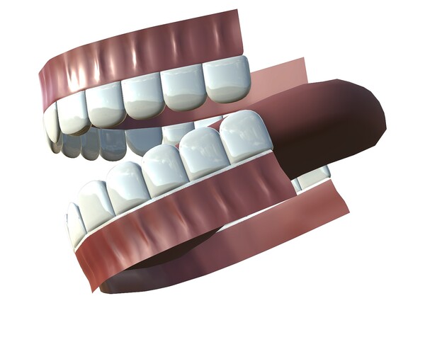 ArtStation - Teeth - Mouth Interior Low-poly | Resources
