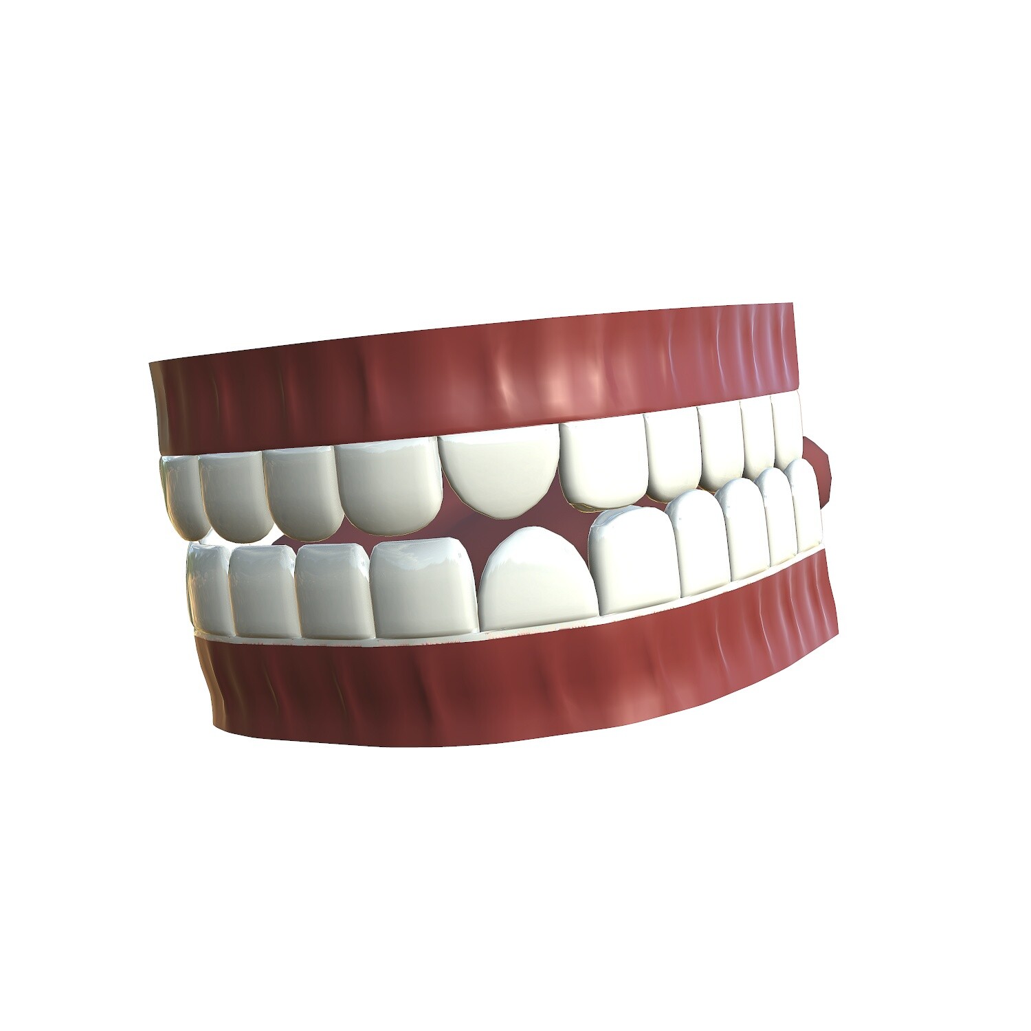 ArtStation - Teeth - Mouth Interior Low-poly | Resources