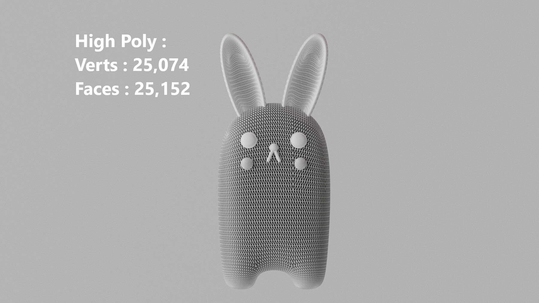 ArtStation - Cartoon Cute Bunny Rabbit 3D model | Resources