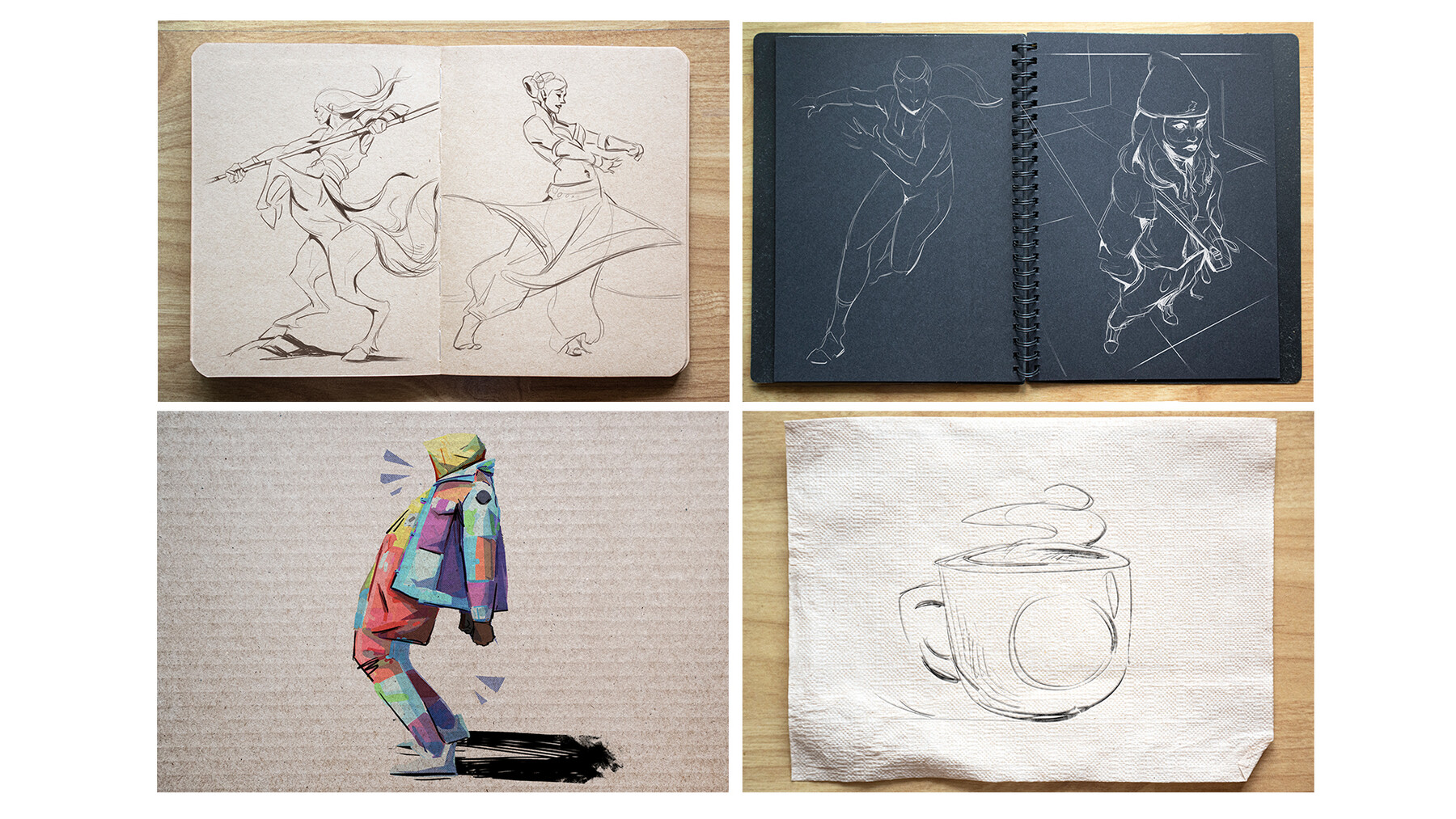 ArtStation - Sketchbooks and Paper Textures | Artworks