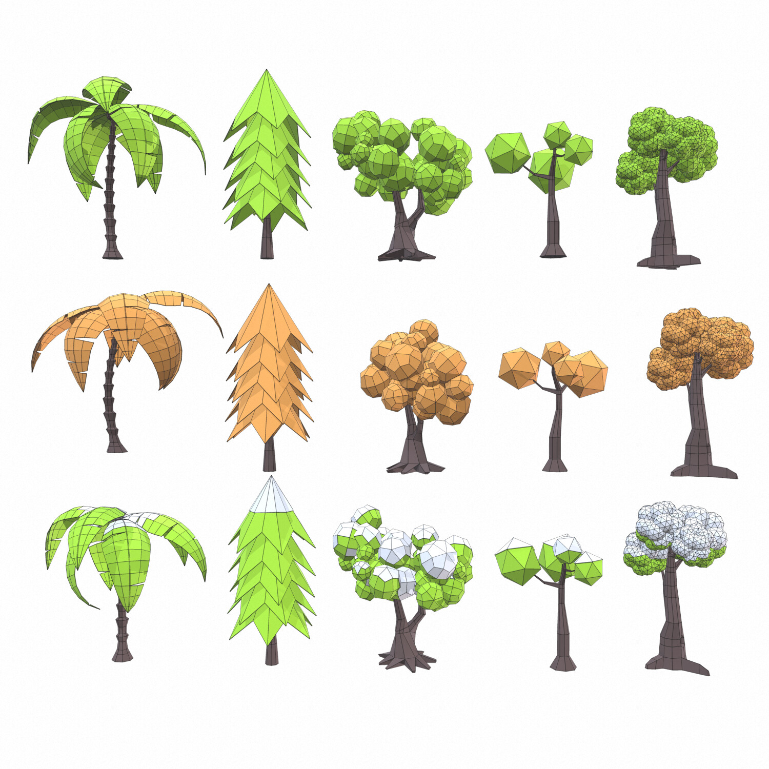 ArtStation - Trees Pack 04 | Game Assets