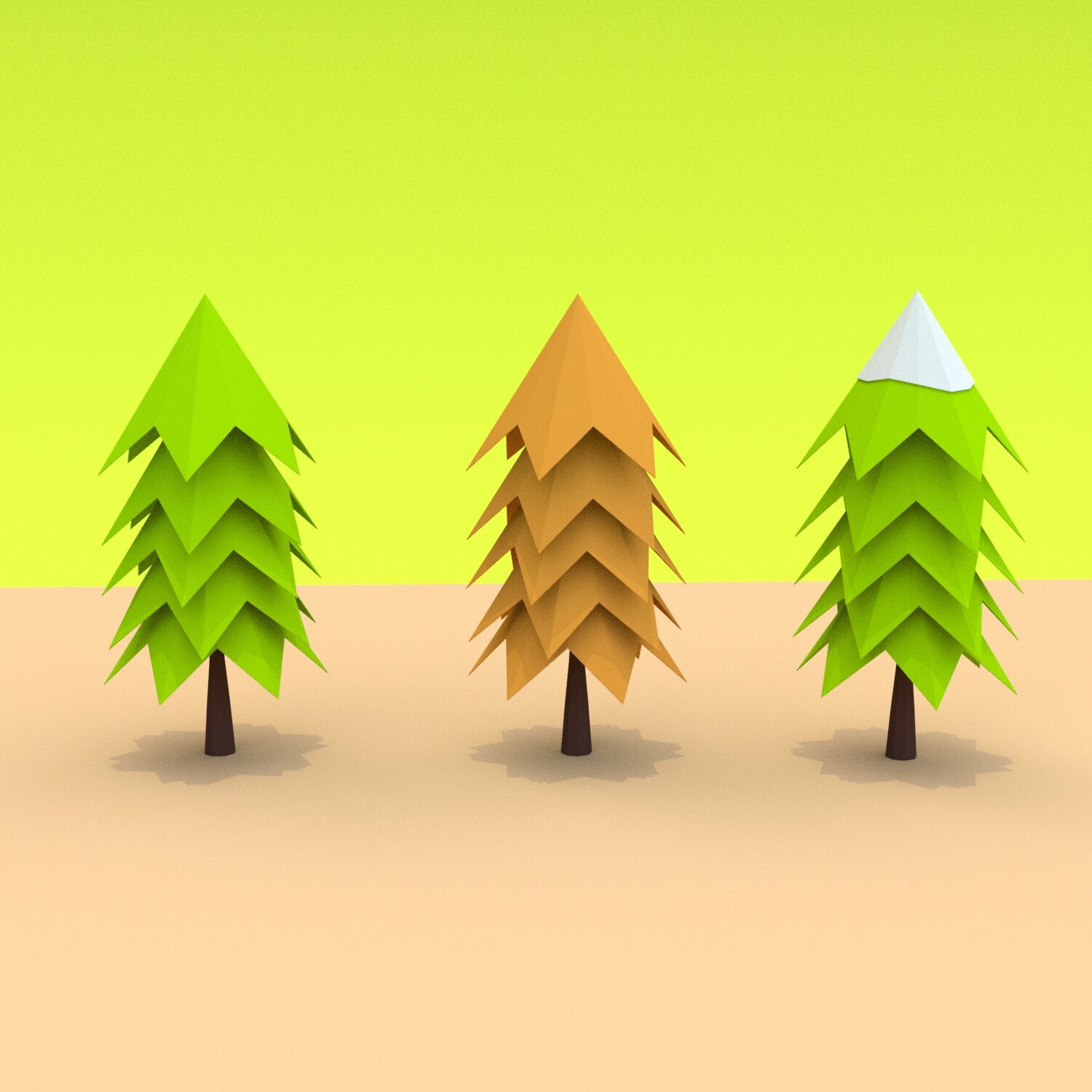 ArtStation - Trees Pack 04 | Game Assets