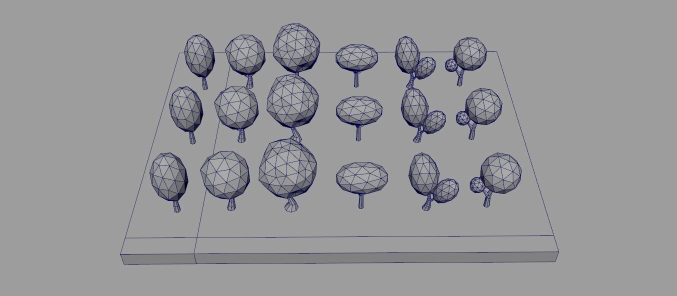 ArtStation - Trees pack 01 | Game Assets
