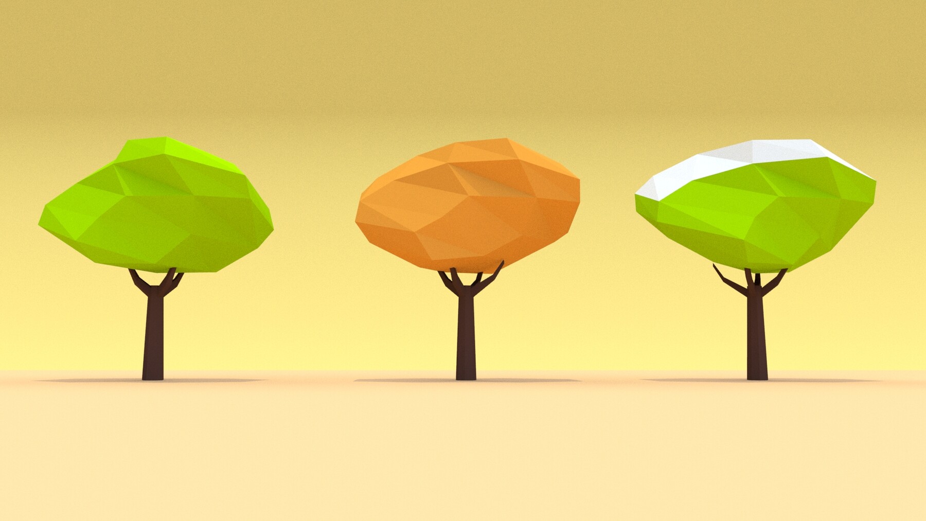 ArtStation - Trees Pack 03 | Game Assets