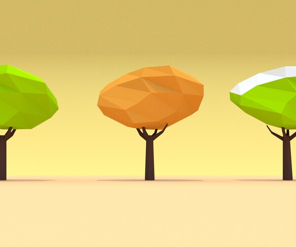 ArtStation - Trees Pack 03 | Game Assets