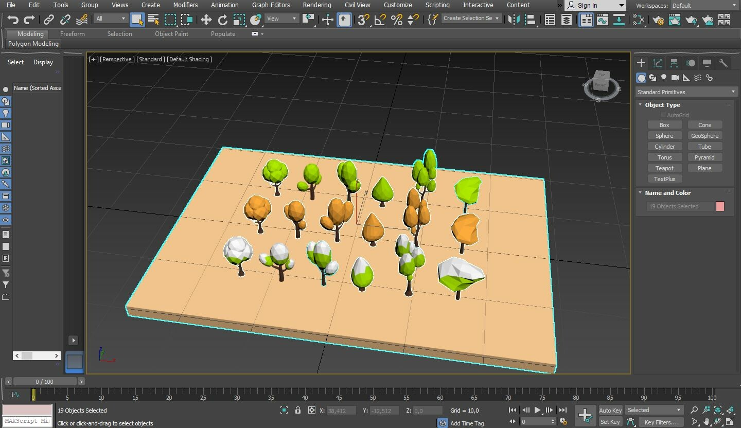 ArtStation - Trees Pack 03 | Game Assets