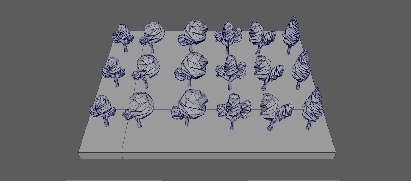 ArtStation - Trees Pack 05 | Game Assets