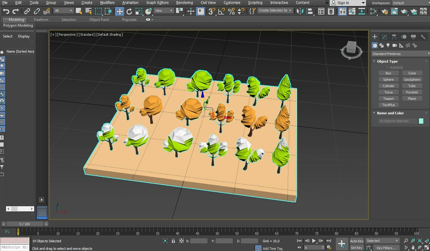 ArtStation - Trees Pack 05 | Game Assets