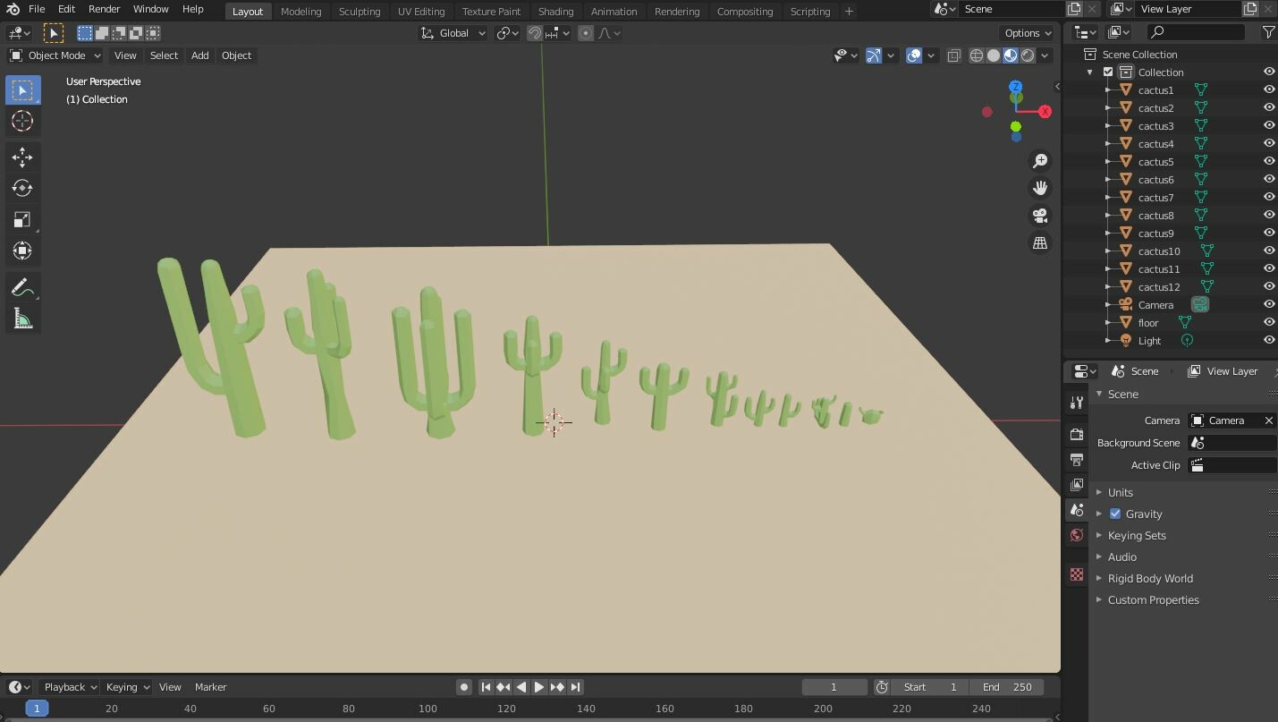 ArtStation - cactus cartoon | Game Assets