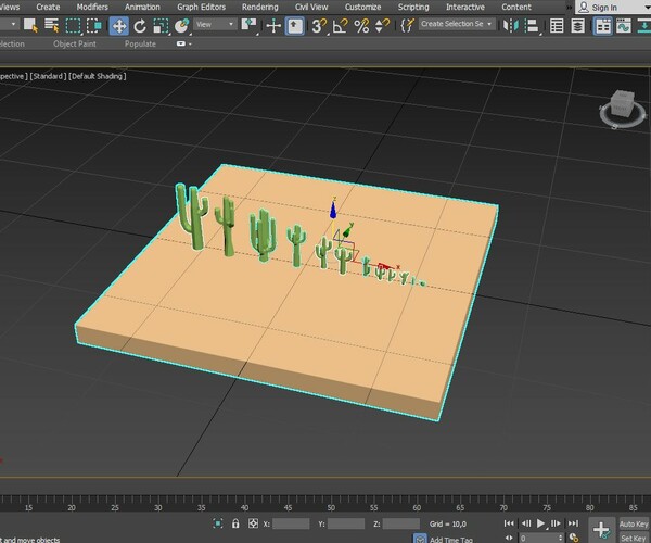 ArtStation - cactus cartoon | Game Assets