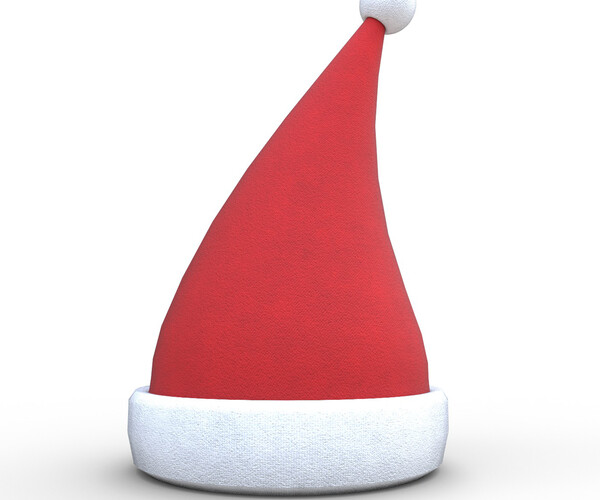 ArtStation - Christmas Santa Claus hat | Game Assets