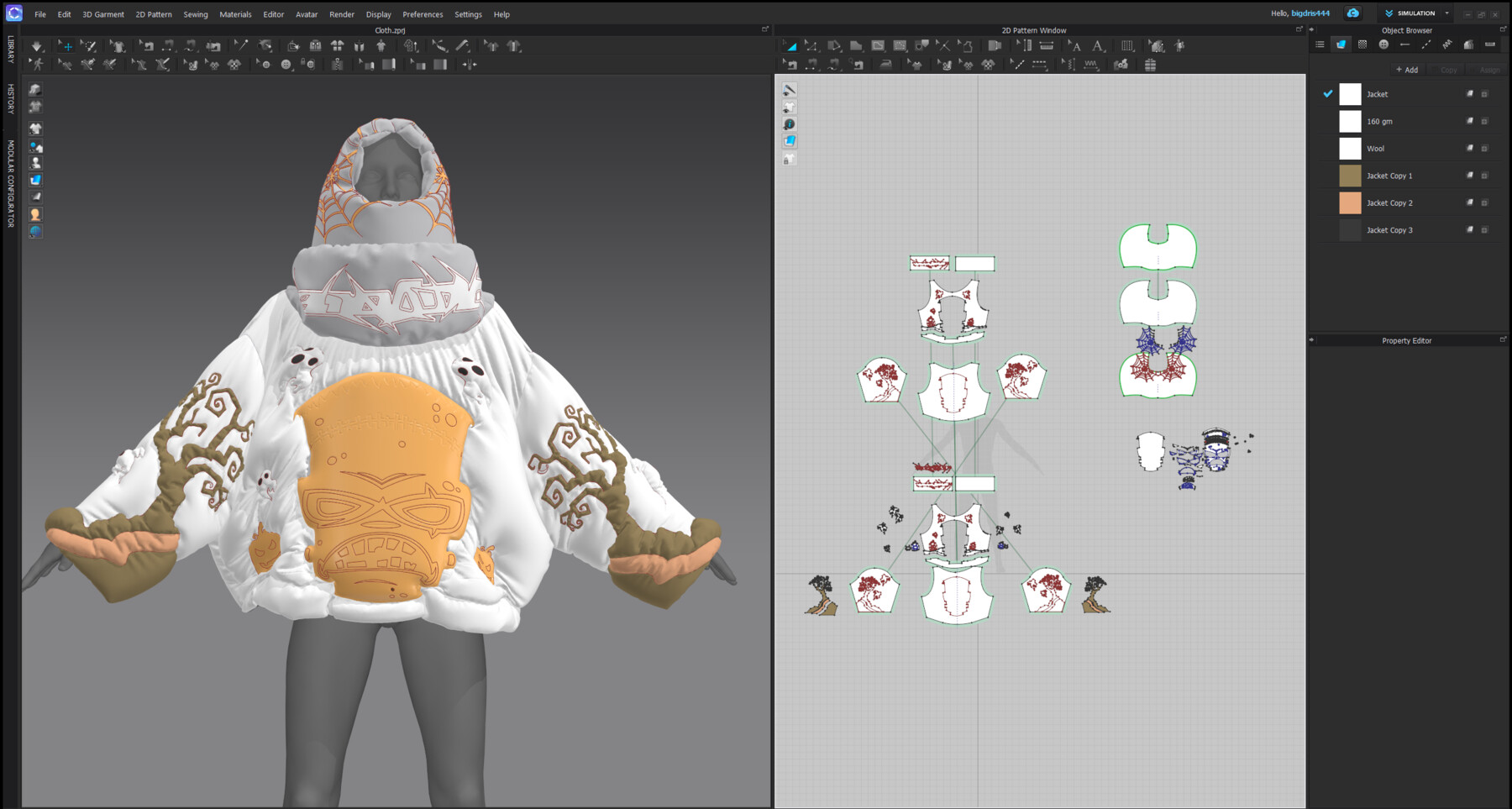 ArtStation - DIGITAL FASHION JACKET - Hypebeast Fashion Jacket - CLO 3D ...