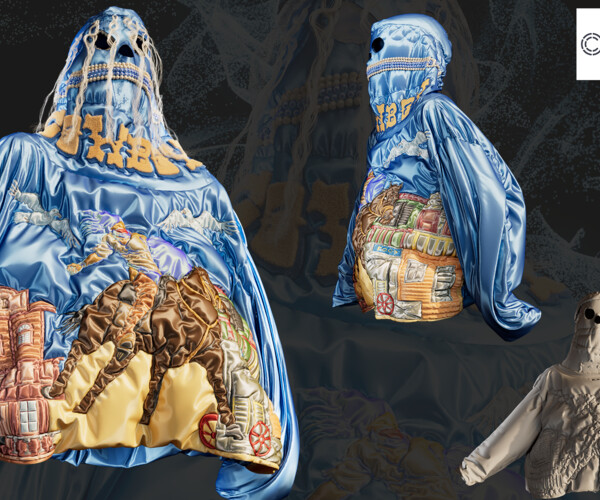 ArtStation - DIGITAL FASHION JACKET - Hypebeast Fashion Jacket - CLO 3D ...