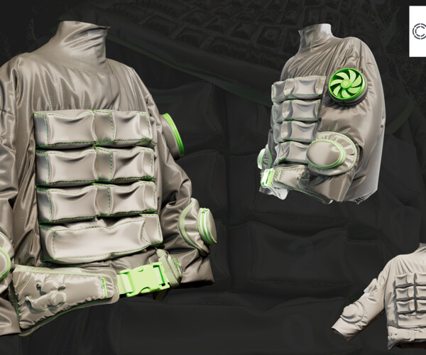 ArtStation - DIGITAL FASHION JACKET - Hypebeast Fashion Jacket - CLO 3D ...