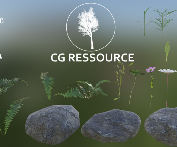 ArtStation - Realistic Nature Asset Pack Vol.1 | Resources
